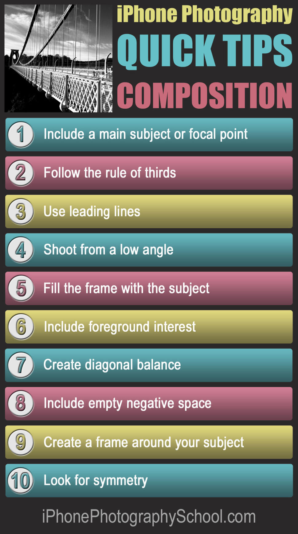 10 Quick Composition Tips To Improve Your iPhone Photos