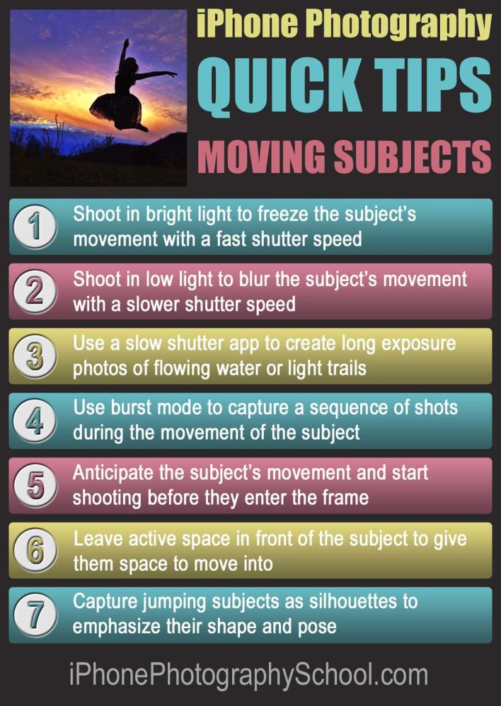 7 Quick Tips For Great iPhone Photos Of Moving Subjects