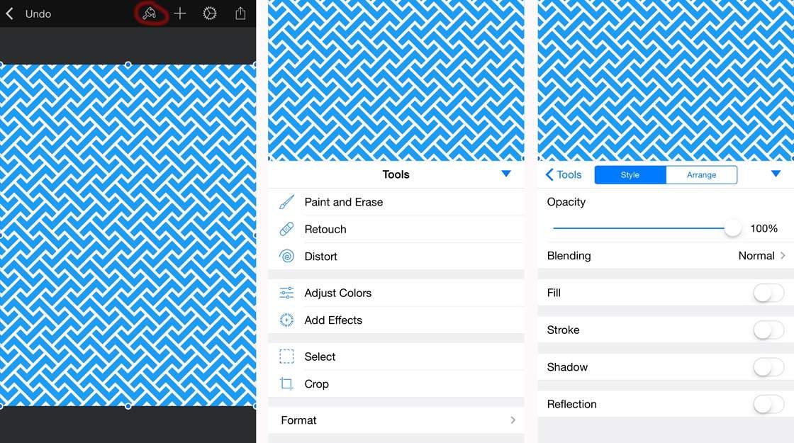 Add Patterns To Your iPhone Photos With Pixelmator Layers