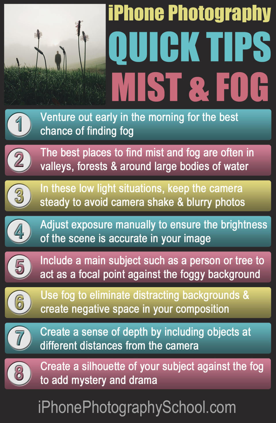 8 Quick Tips For Taking Better iPhone Photos In Mist & Fog