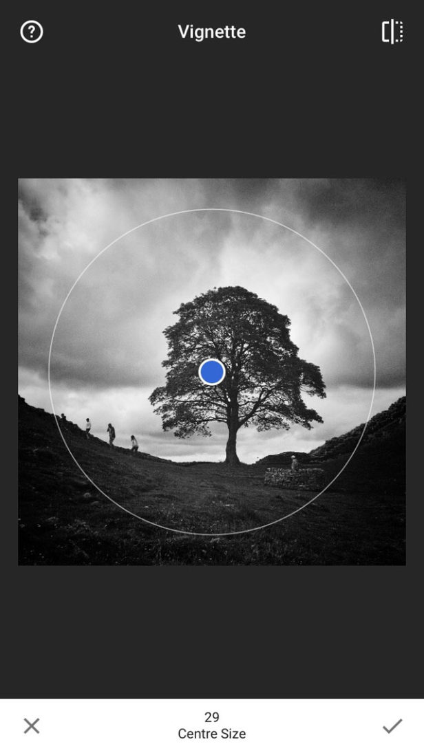 How To Use The Vignette Tool To Create Dramatic iPhone Photos