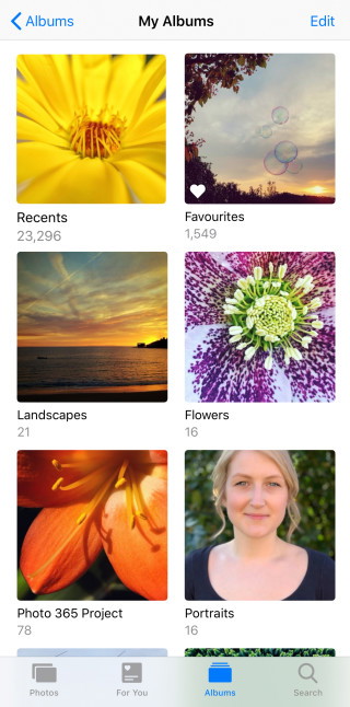 How To Use iPhone Photo Albums To Organize Photos
