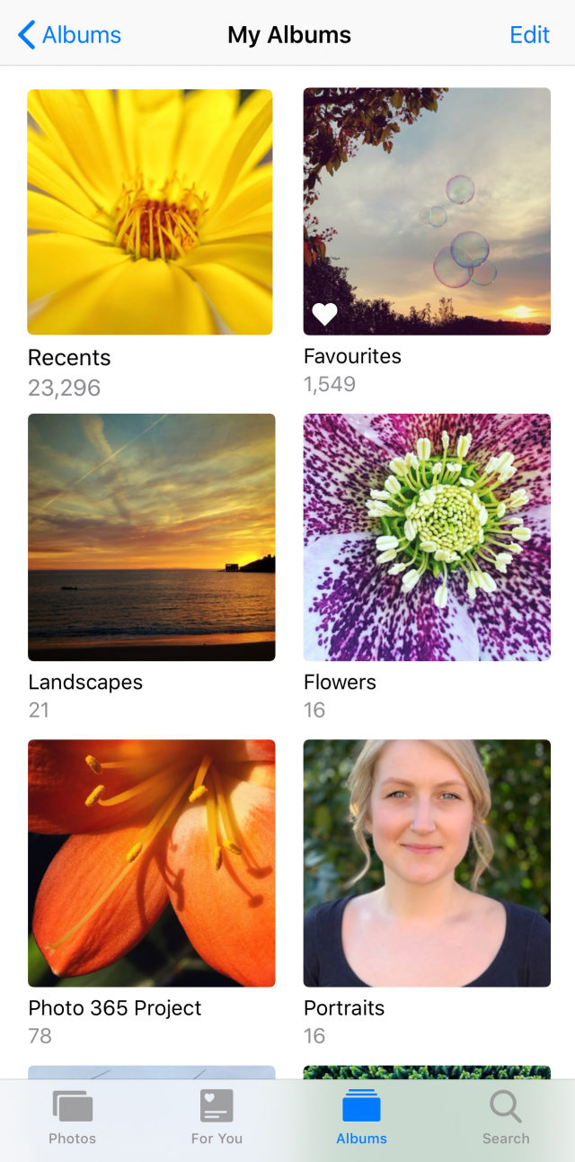 How To Use iPhone Photo Albums To Organize Photos