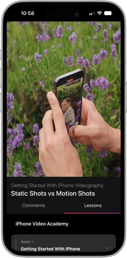 iPhone Video Academy | Capture Unforgettable Videos