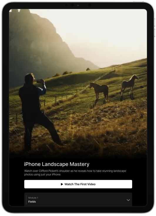 iPhone Landscape Mastery | Landscape Photography Course