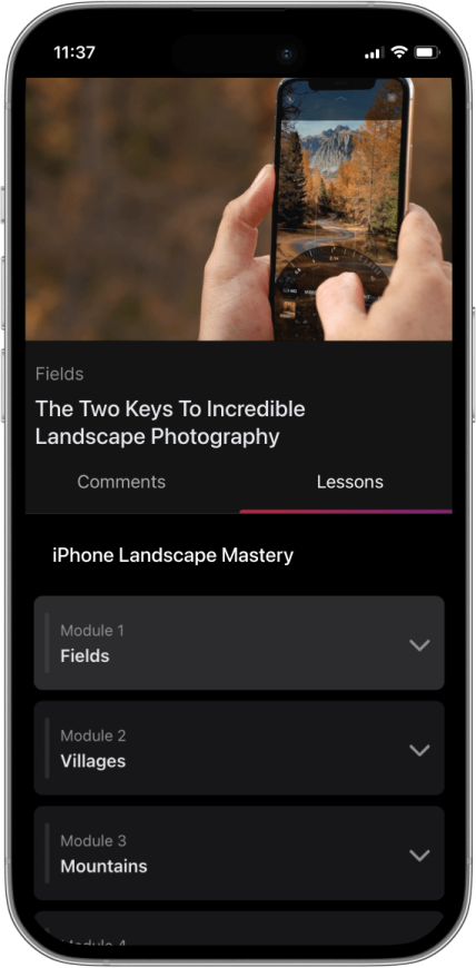 iPhone Landscape Mastery | Landscape Photography Course