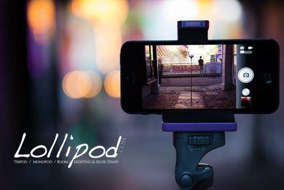 Review Of The Lollipod Portable Tripod For iPhone