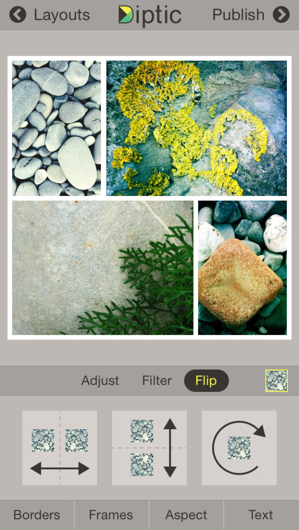 How To Create iPhone Photo Collages Using Diptic App
