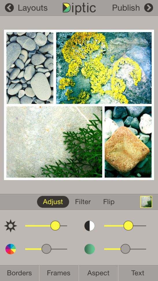 How To Create iPhone Photo Collages Using Diptic App