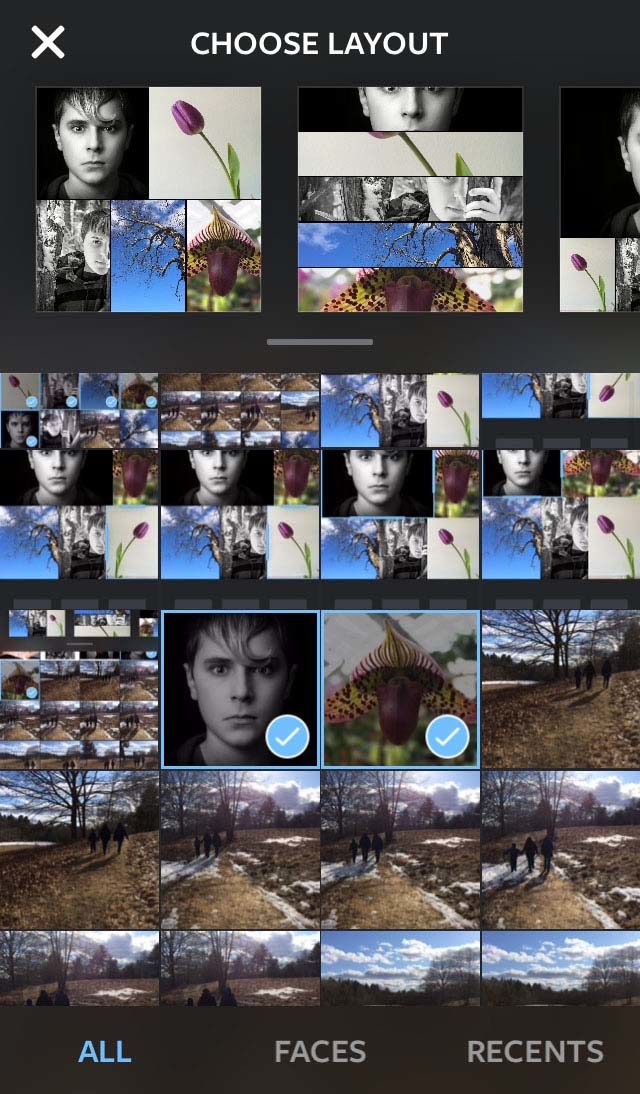 How To Use Instagram's Layout App For iPhone Photo Collages